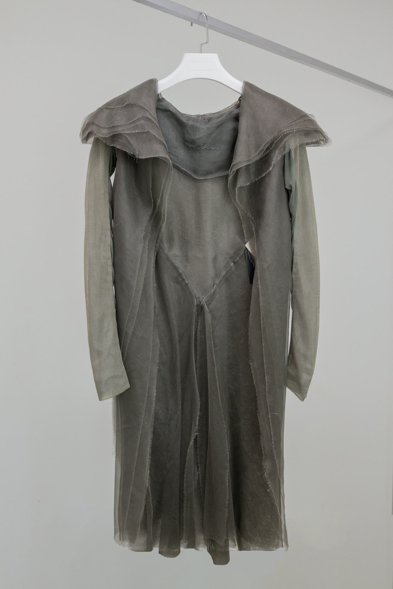 Rick Owens Frayed Organza Cardigan – Blogger Armoire